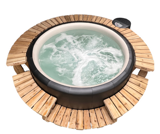 Wood Deck Surround – Softub Canada