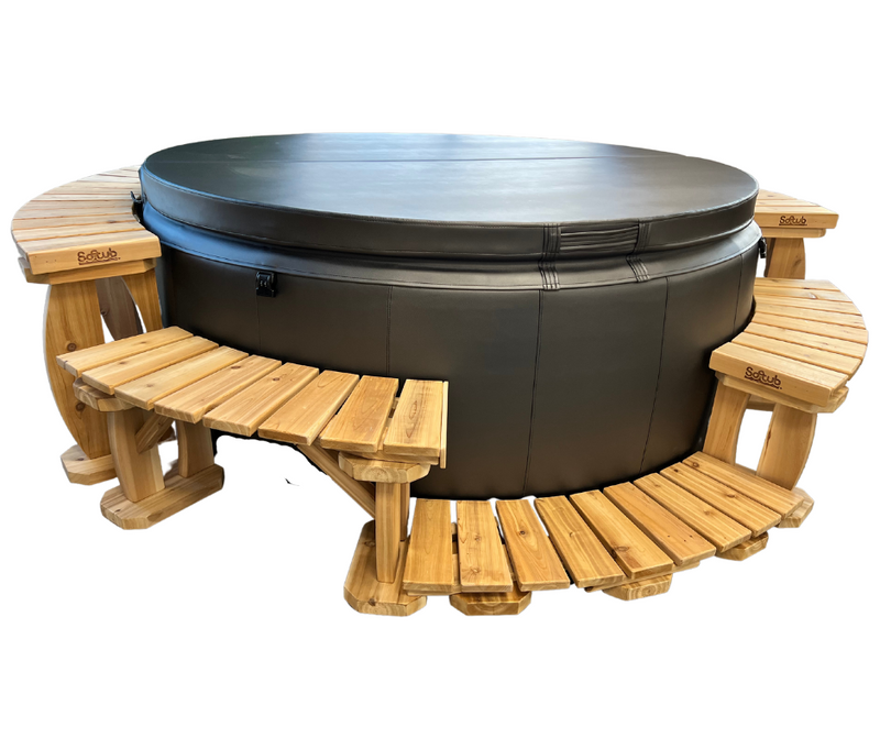 Wood Deck Surround – Softub Canada